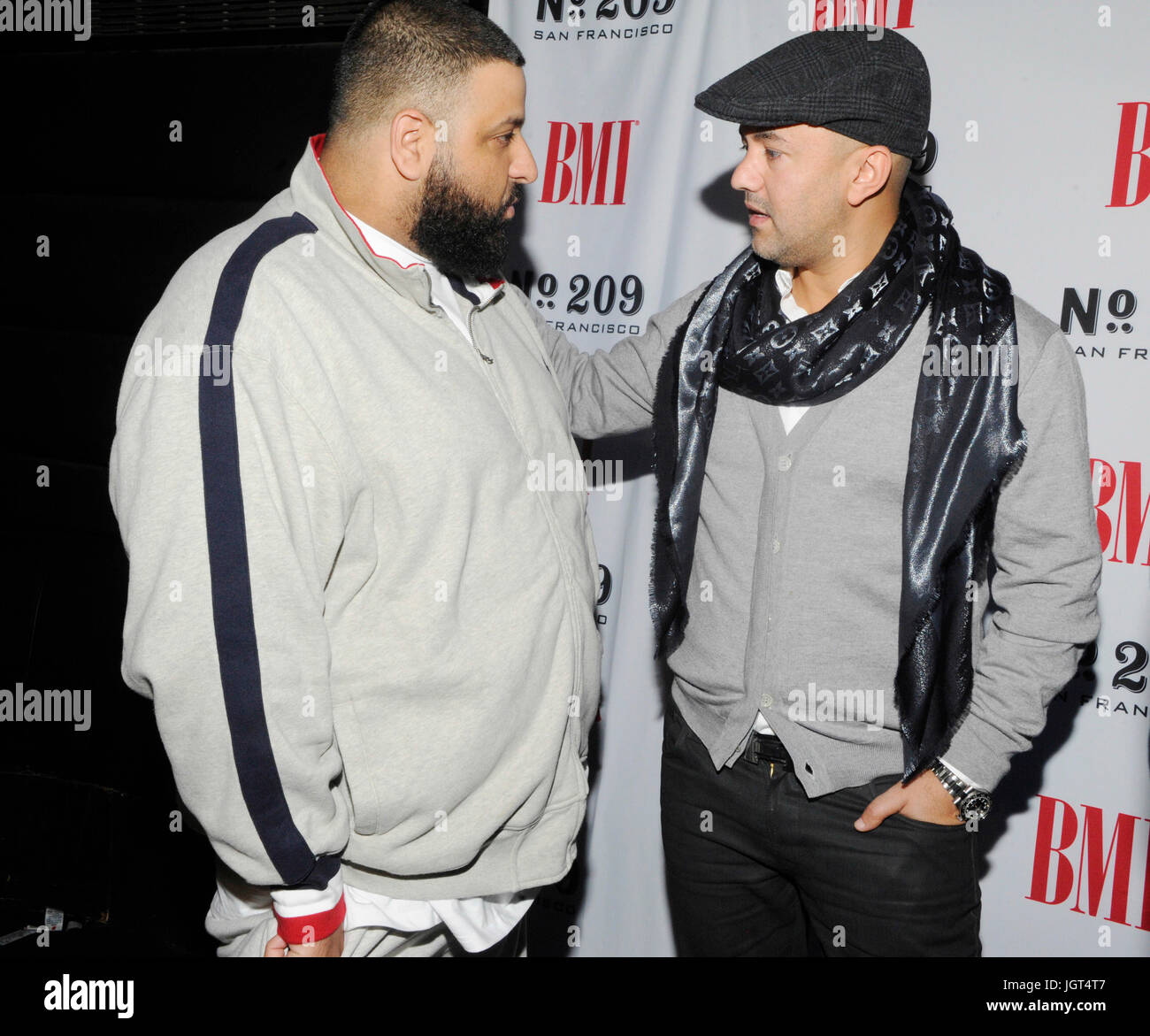 (L-R) Producers DJ Khaled RedOne attend BMI GRAMMY® Panel "How I Wrote ...