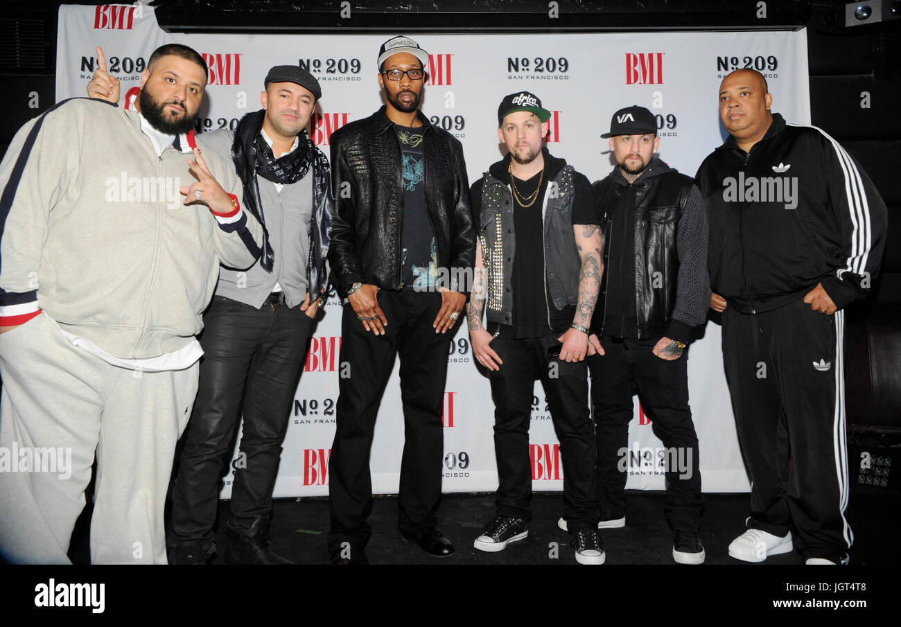 Benji madden rev run attend bmi grammy panel hi-res stock photography ...