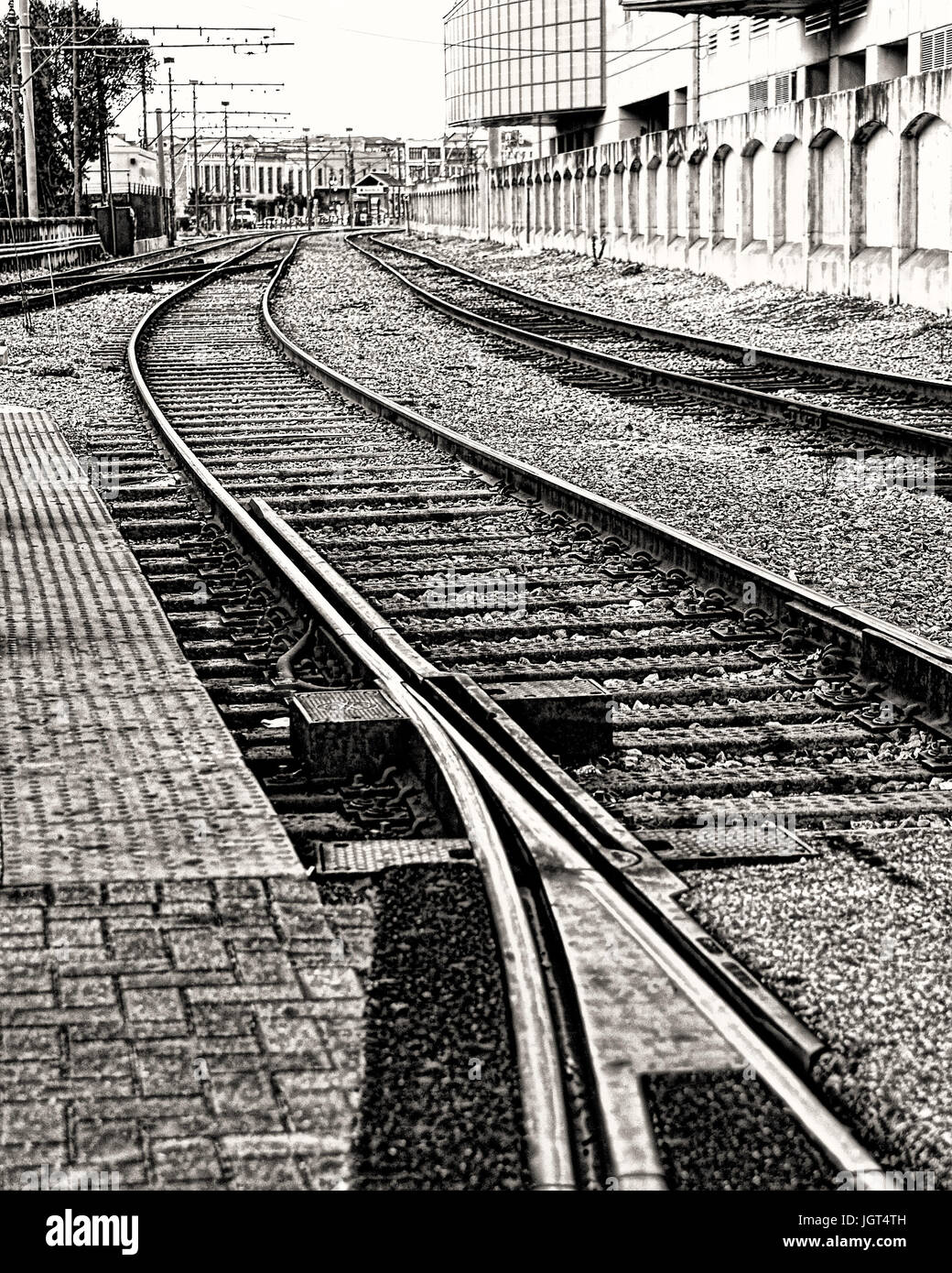 Glowing rails hi-res stock photography and images - Alamy