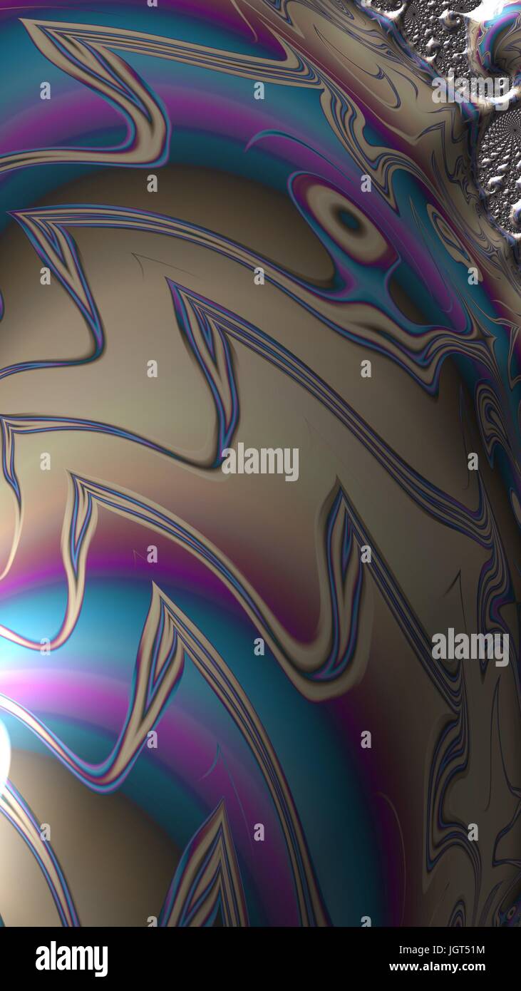 Abstract textured swirl pattern. Bold, colorful 3D illustration Stock ...