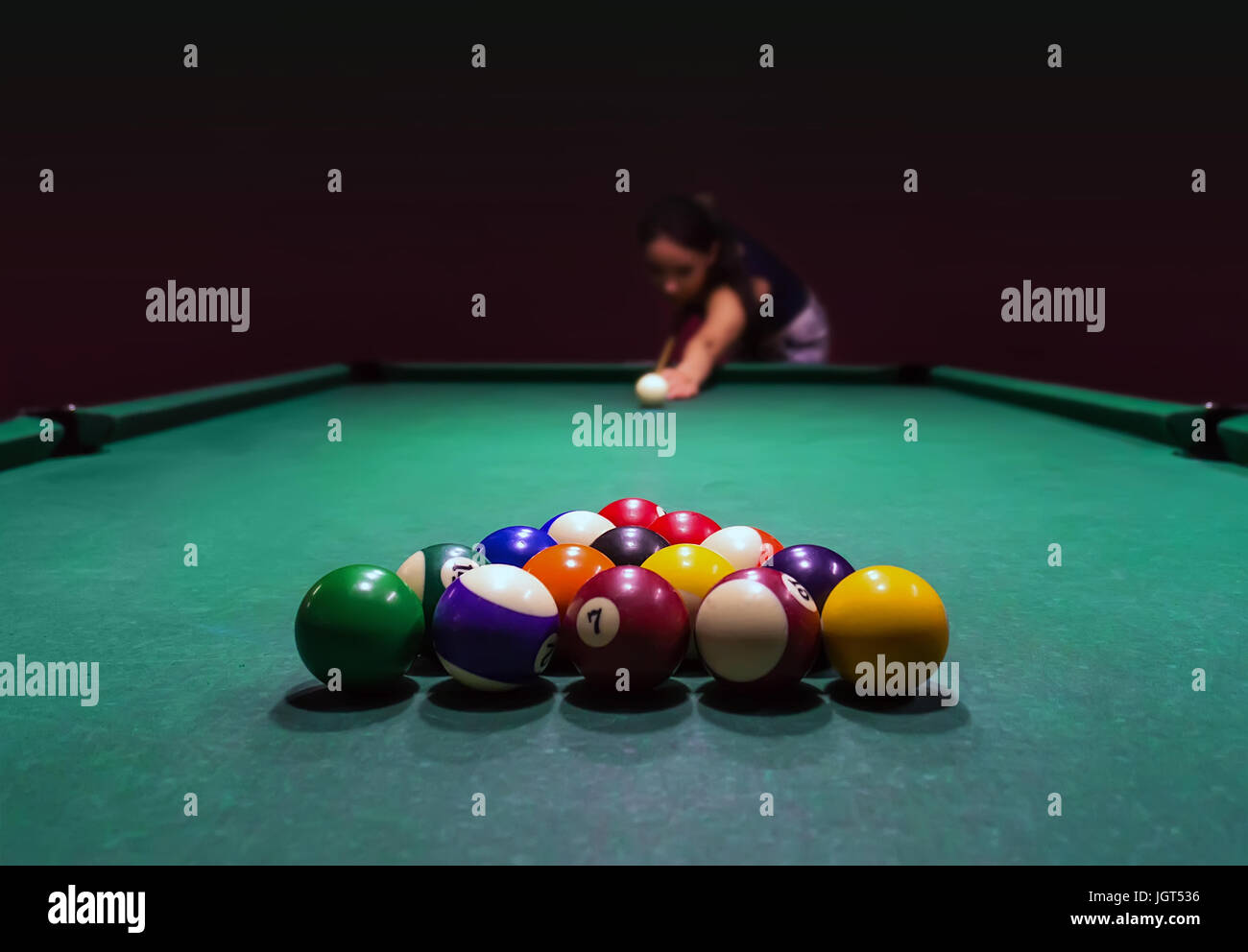 Shooting pool ball hi-res stock photography and images - Alamy