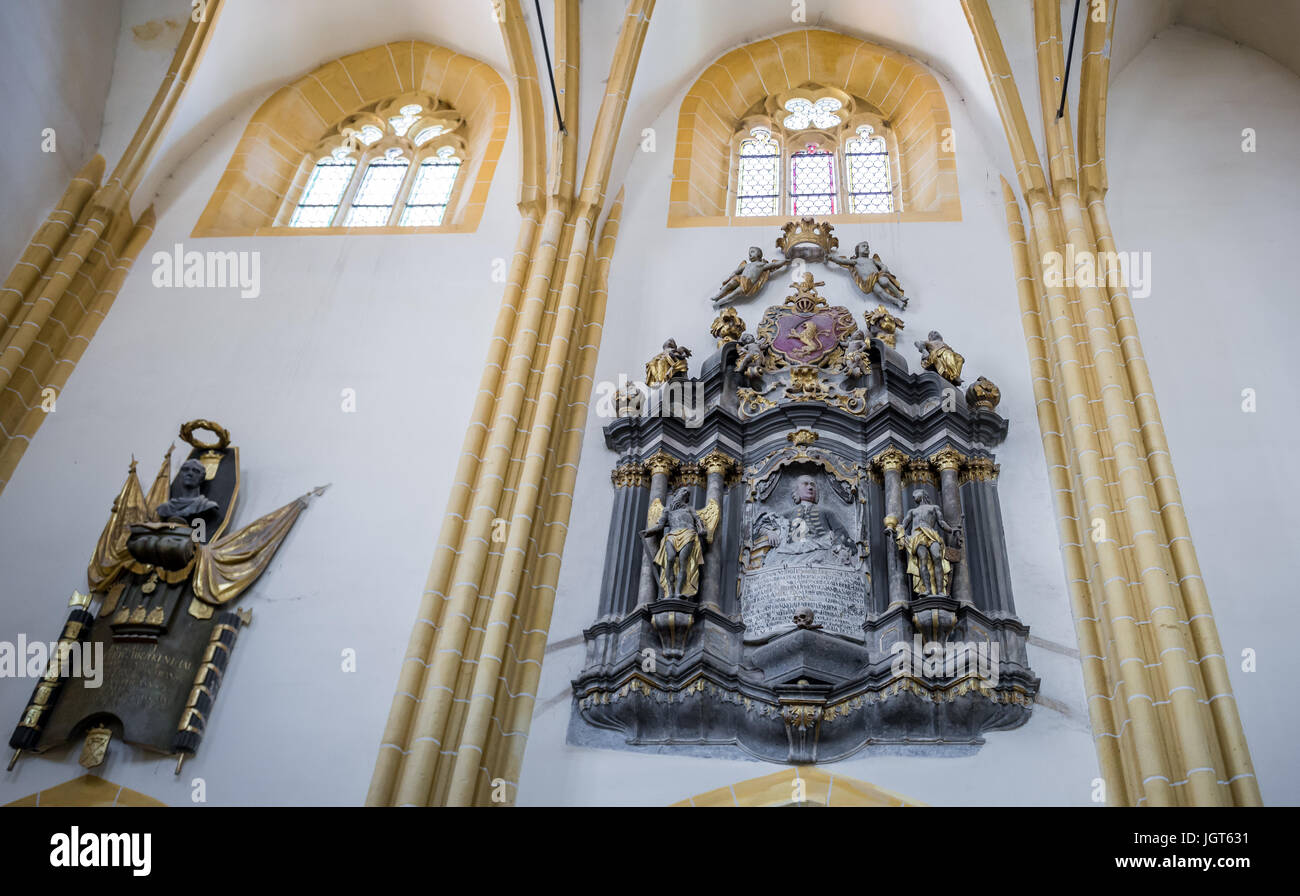 Funeral carvings in gothic style Lutheran Cathedral of Saint Mary in ...