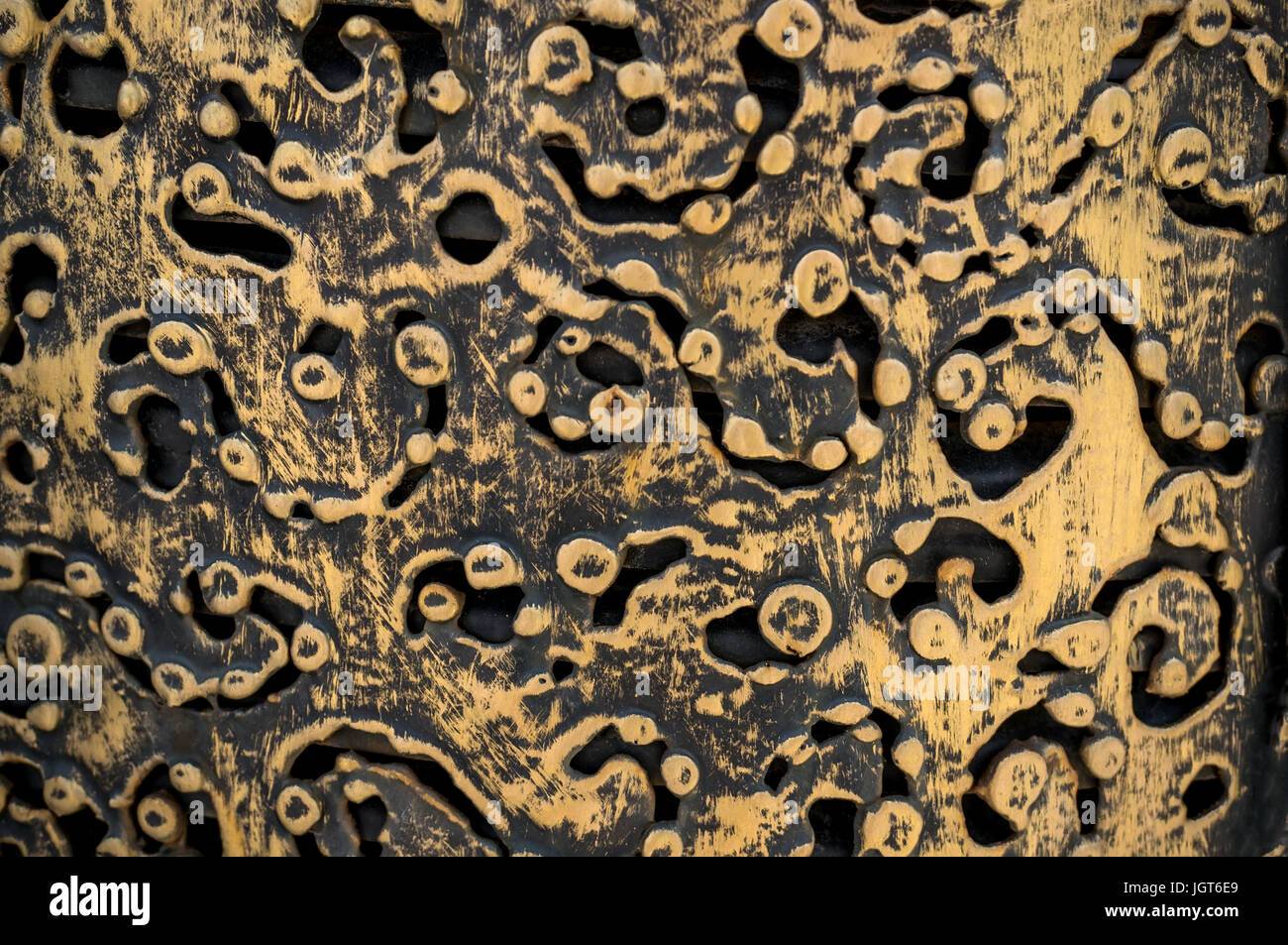 Gold metal texture background pattern. the horizontal frame Stock Photo ...