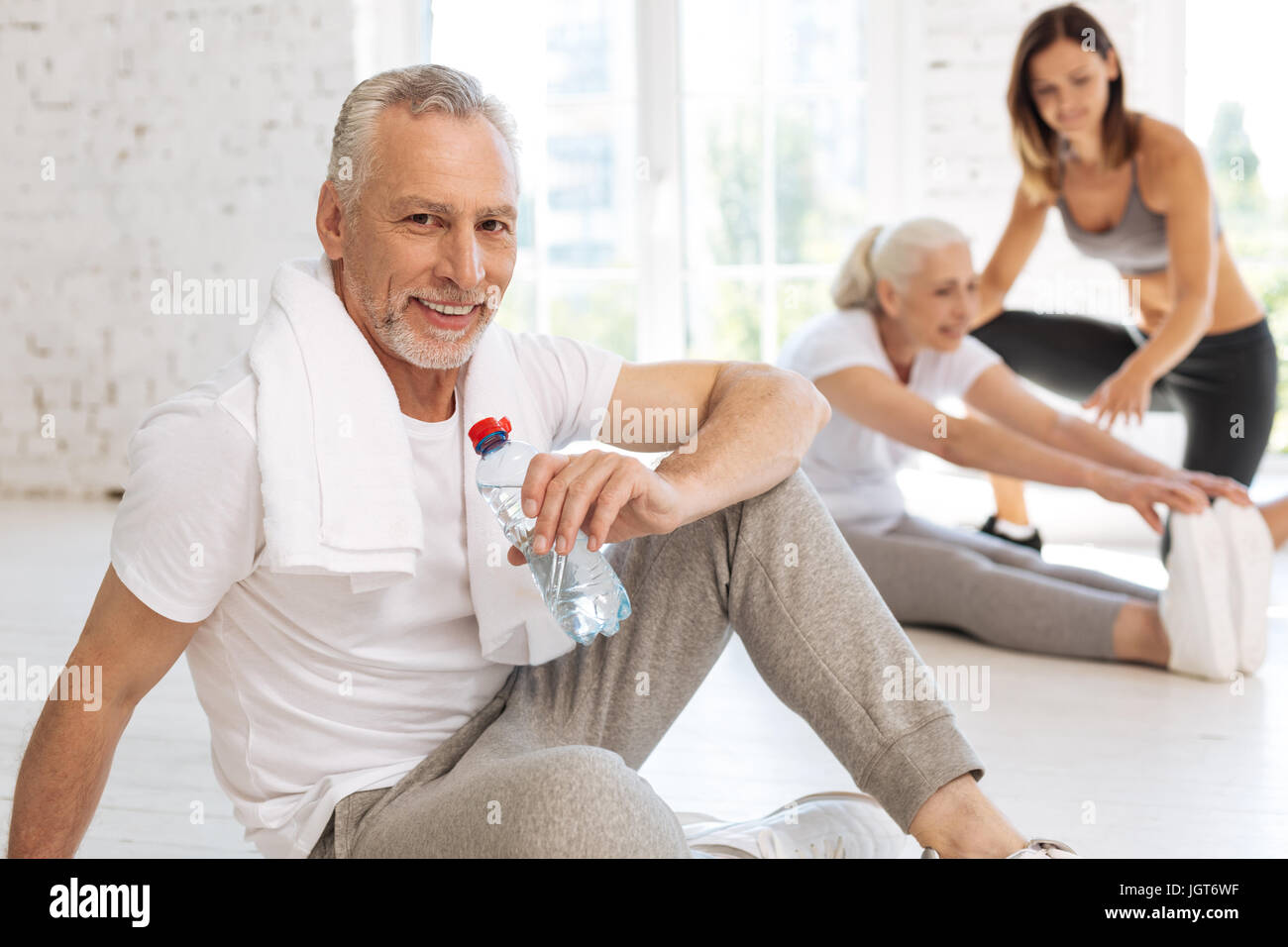 Handsome male person posing on camera Stock Photo - Alamy
