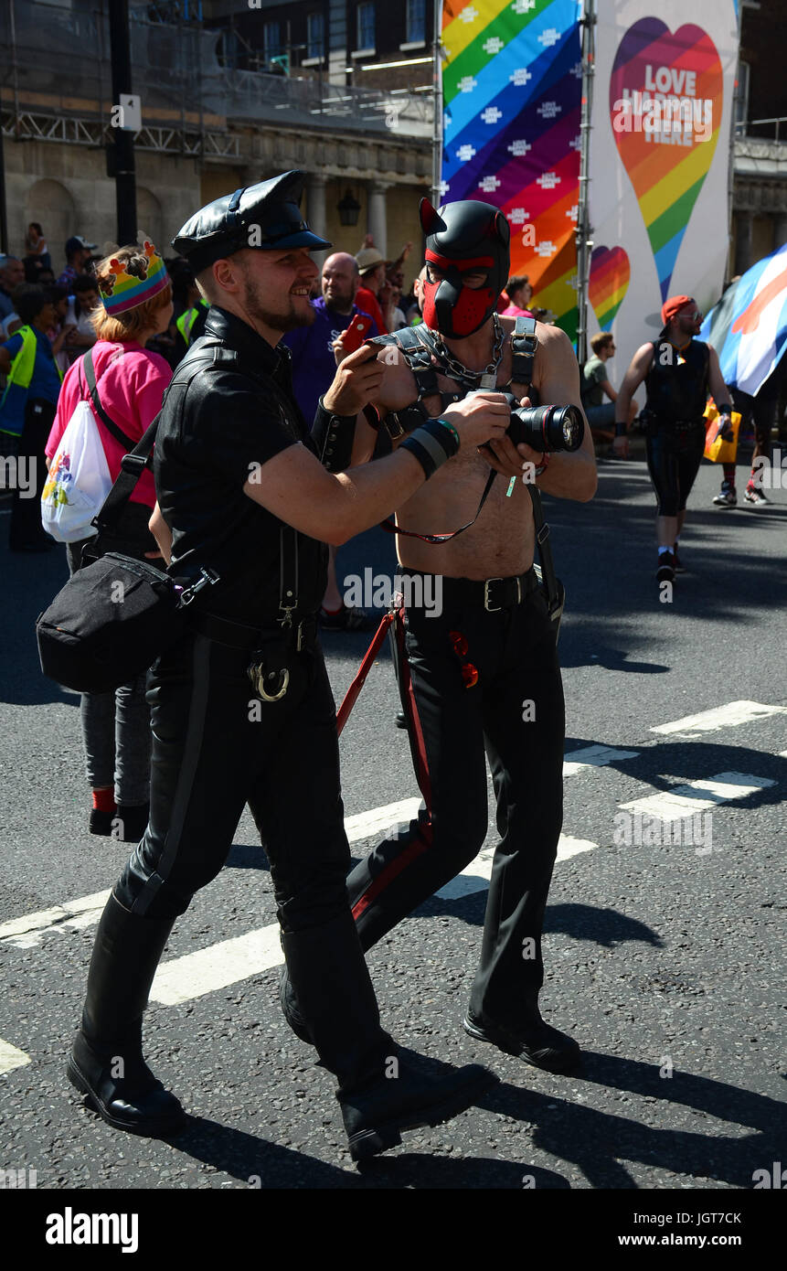 London, UK, 08/07/2017 Gay Pride parade London 2017 passes through ...