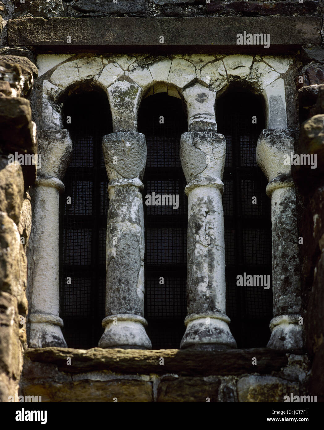 St. Christine of Lena. Asturian pre-Romanesque. 9th century. Original ...