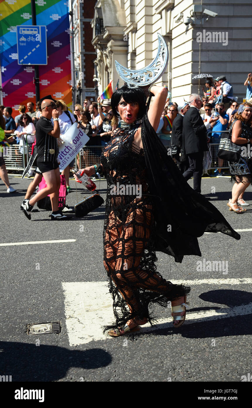 London, UK, 08/07/2017 Gay Pride parade London 2017 passes through ...