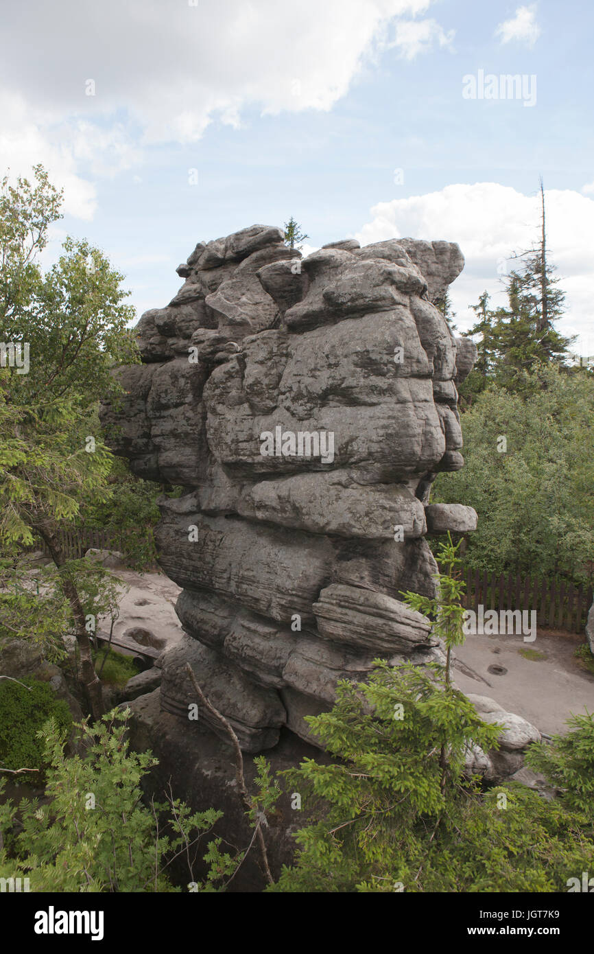 Stołowe Mountains/Table Mountains Poland Stock Photo - Alamy
