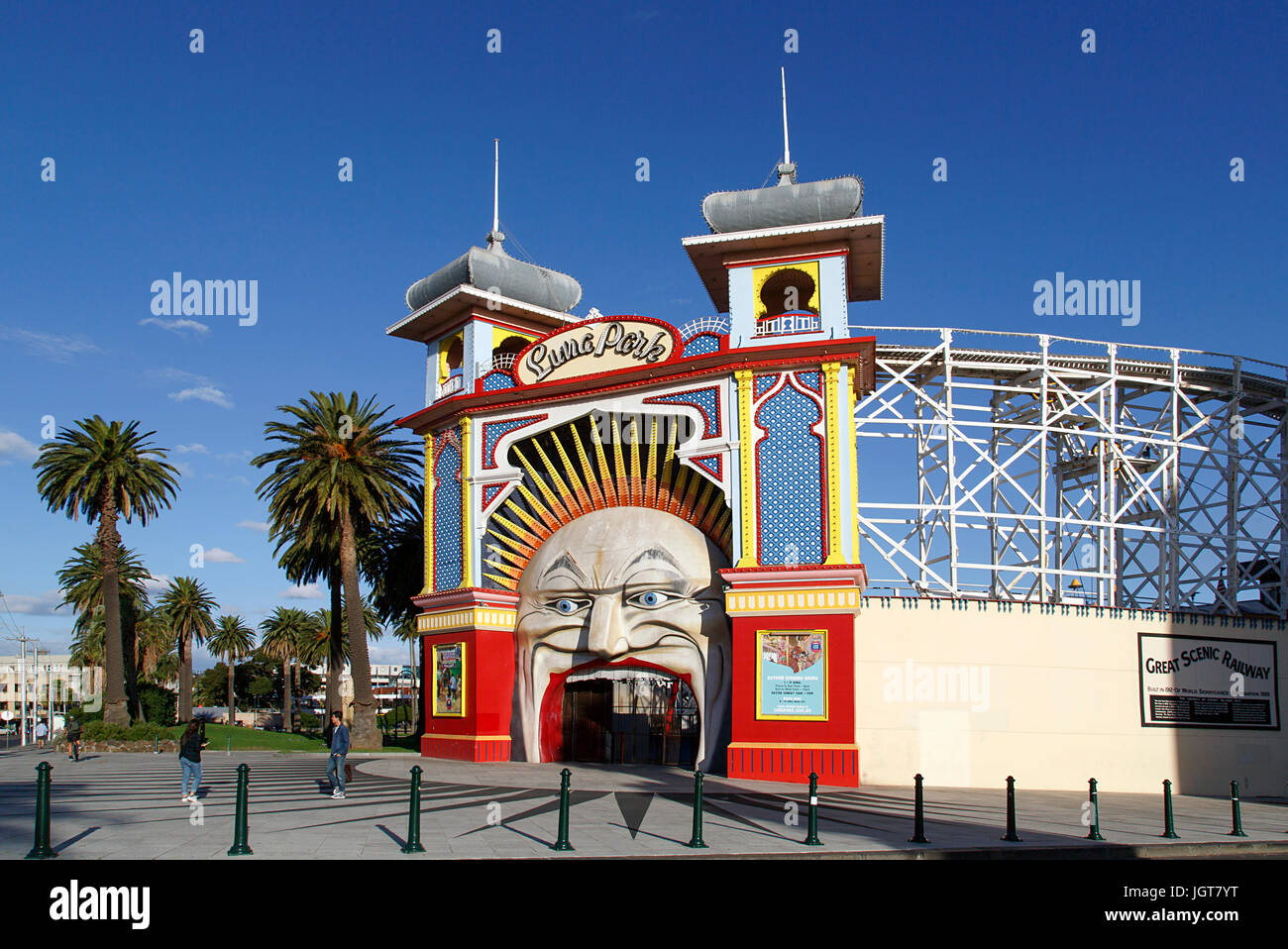 Luna Park - Melbourne Stock Photo - Alamy