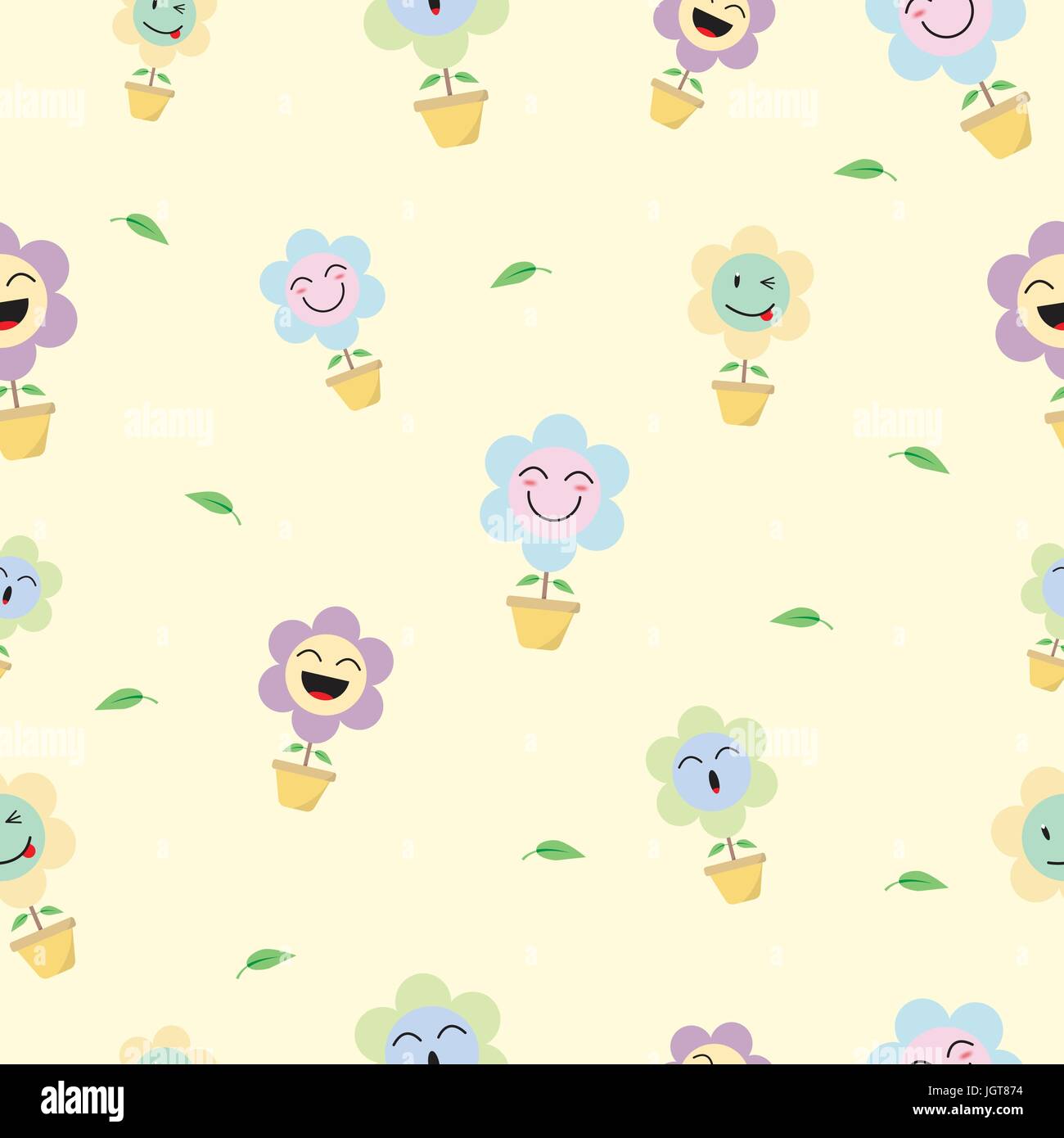 Flower Emoji Background