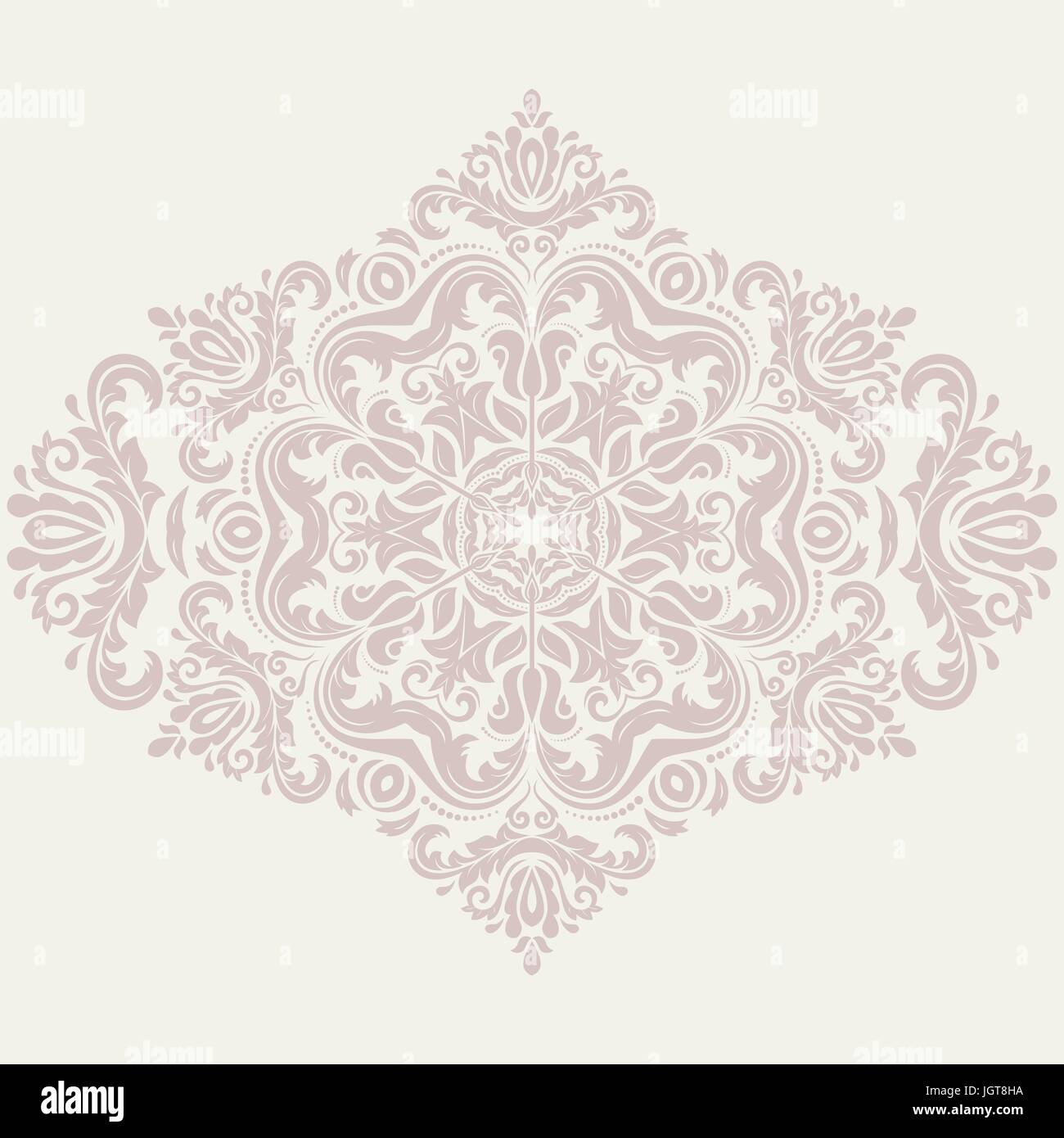 Damask Vector Orient Pattern Stock Vector Image & Art - Alamy