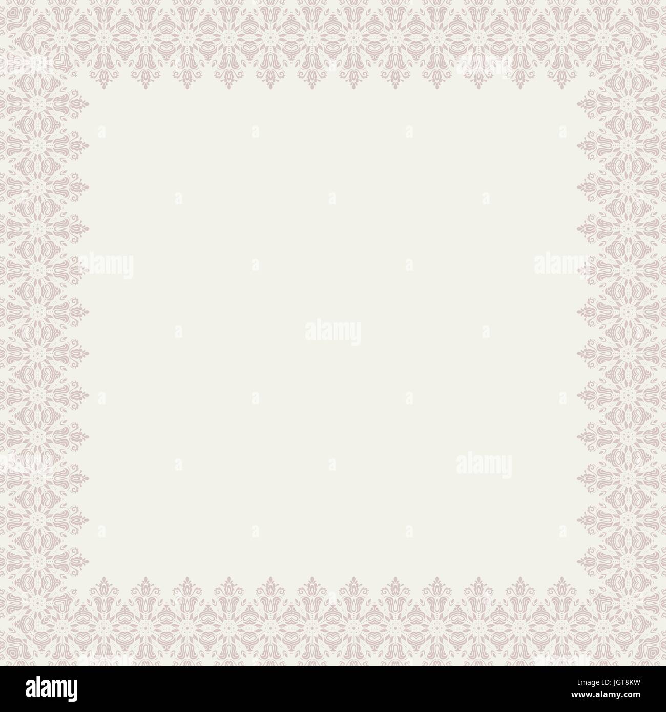 Floral Modern Vector Frame Stock Vector Image & Art - Alamy