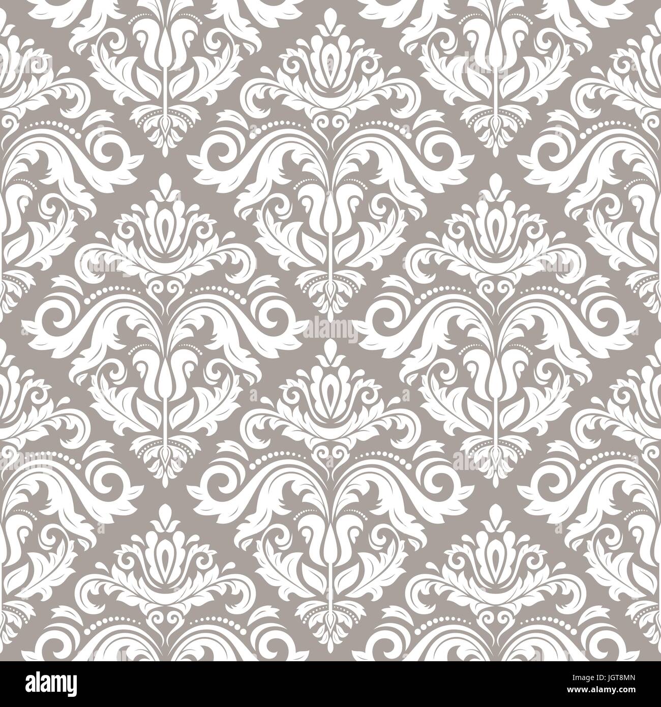 White silk damask hi-res stock photography and images - Alamy