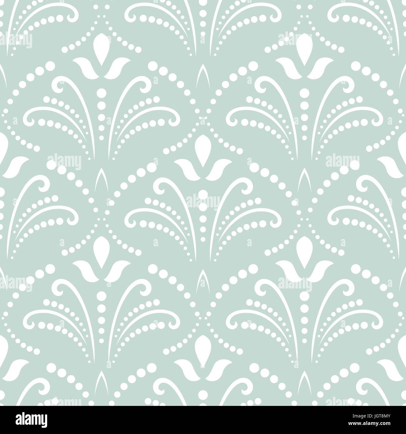 Floral Seamless Vector Pattern Stock Vector Image & Art - Alamy