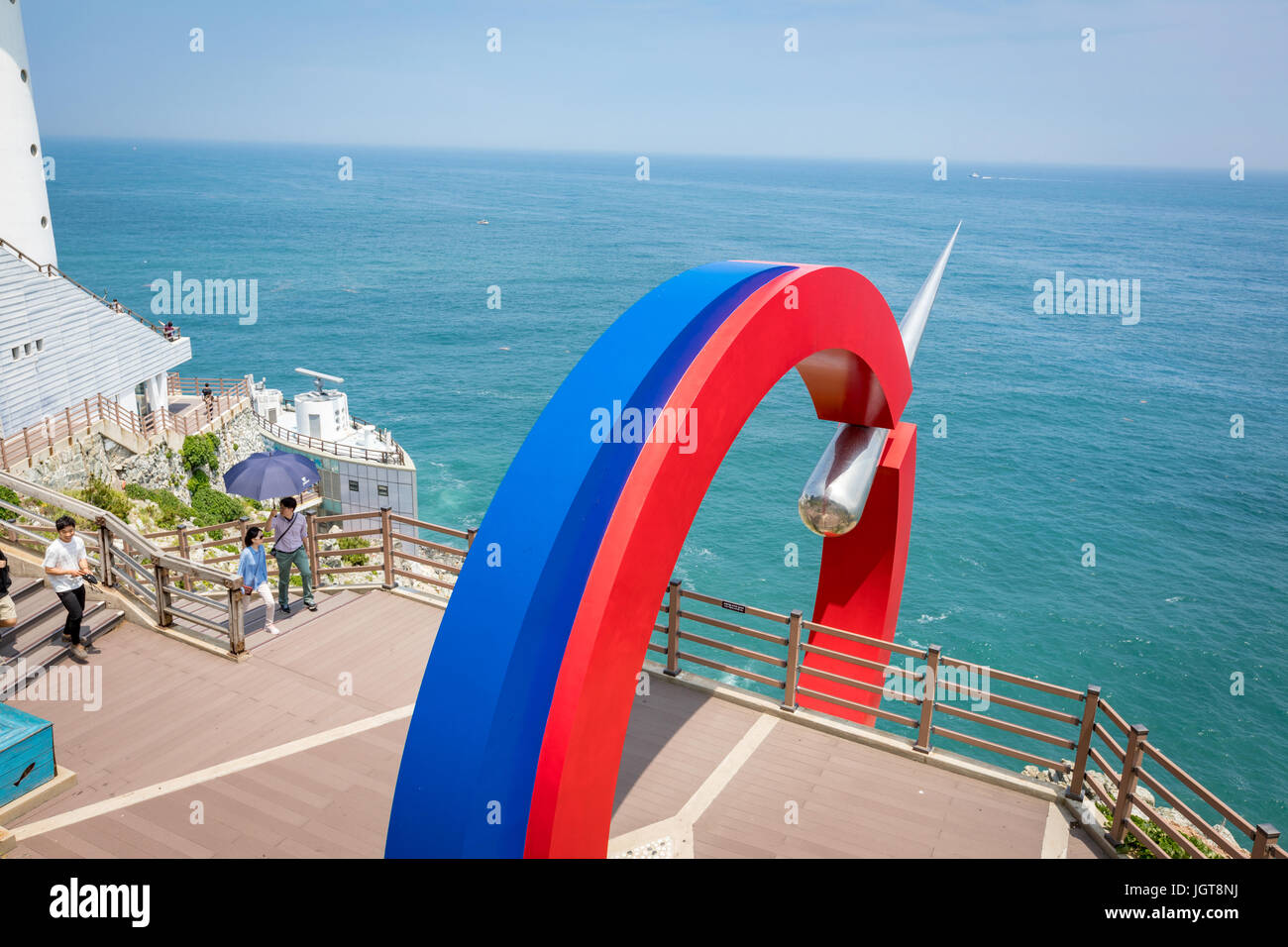 Jun 21, 2017 Yeongdo Lighthouse at Taejongdae park, Busan, South Korea ...