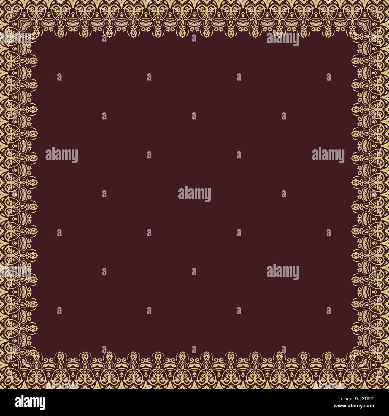 Floral Vector Fine Frame Stock Vector Image & Art - Alamy