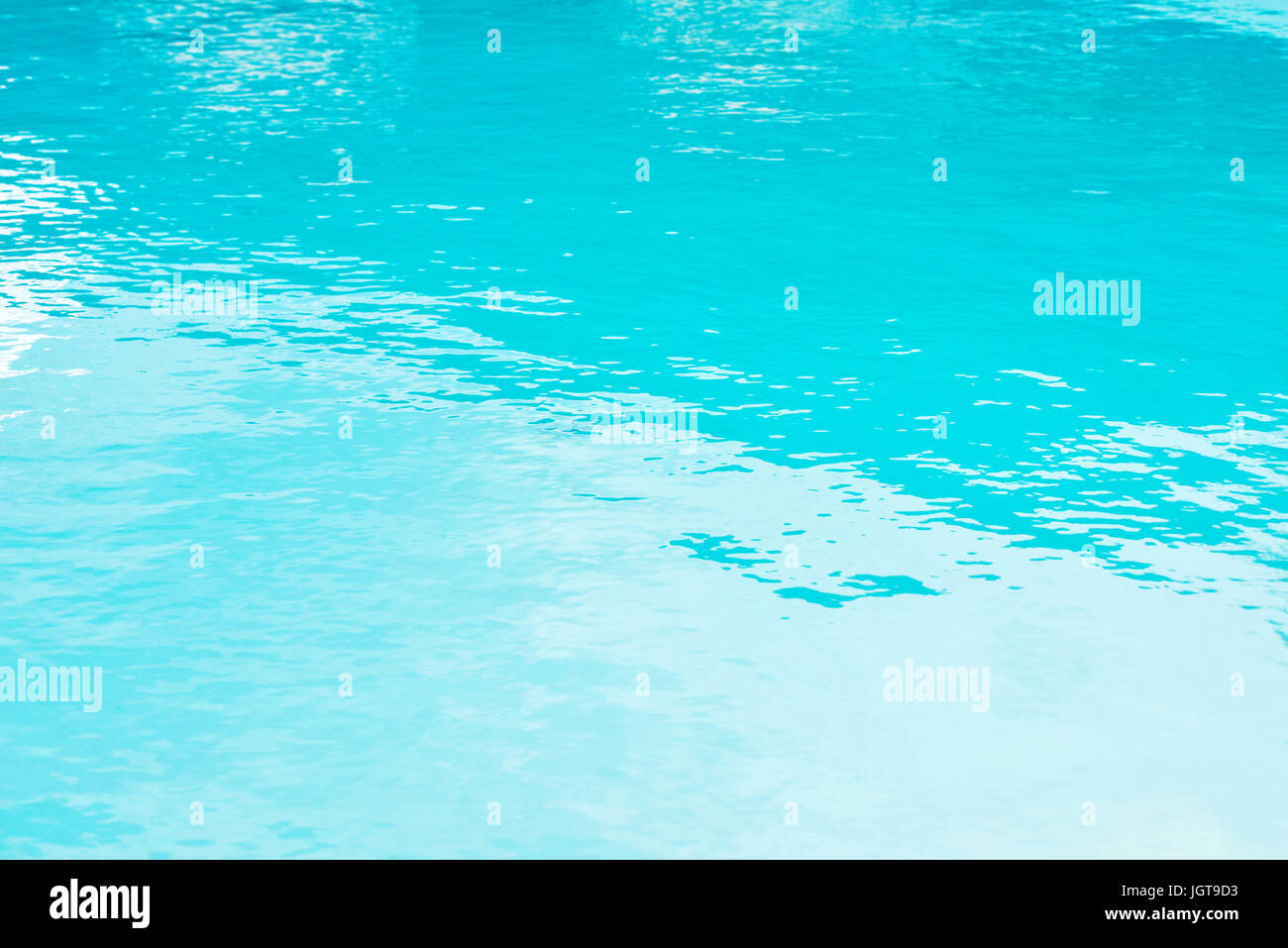 Blue water in swimming pool Stock Photo - Alamy