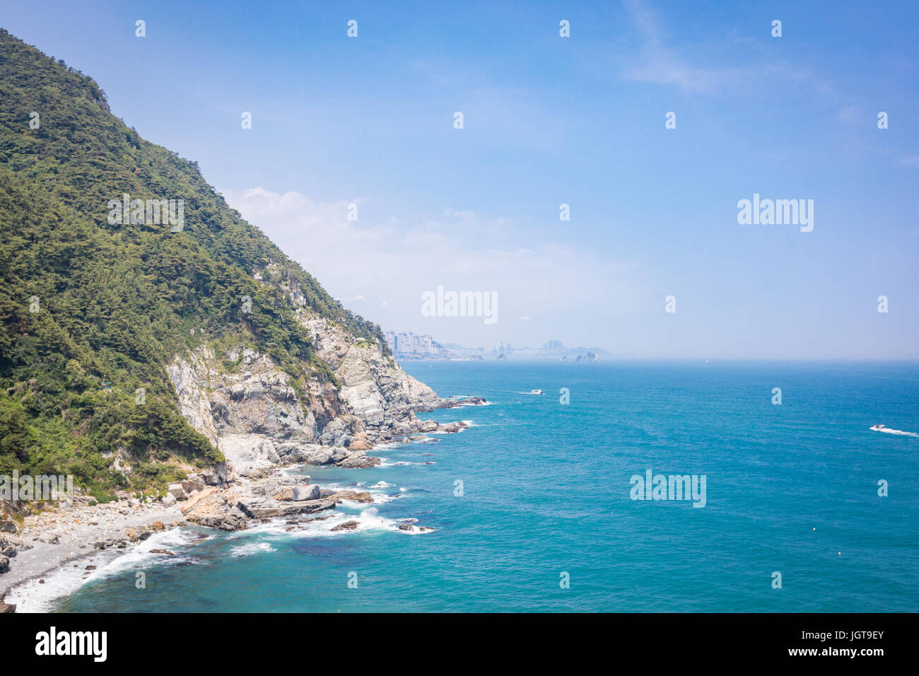 Taejongdae cliff and sea in Busan, Korea Stock Photo - Alamy