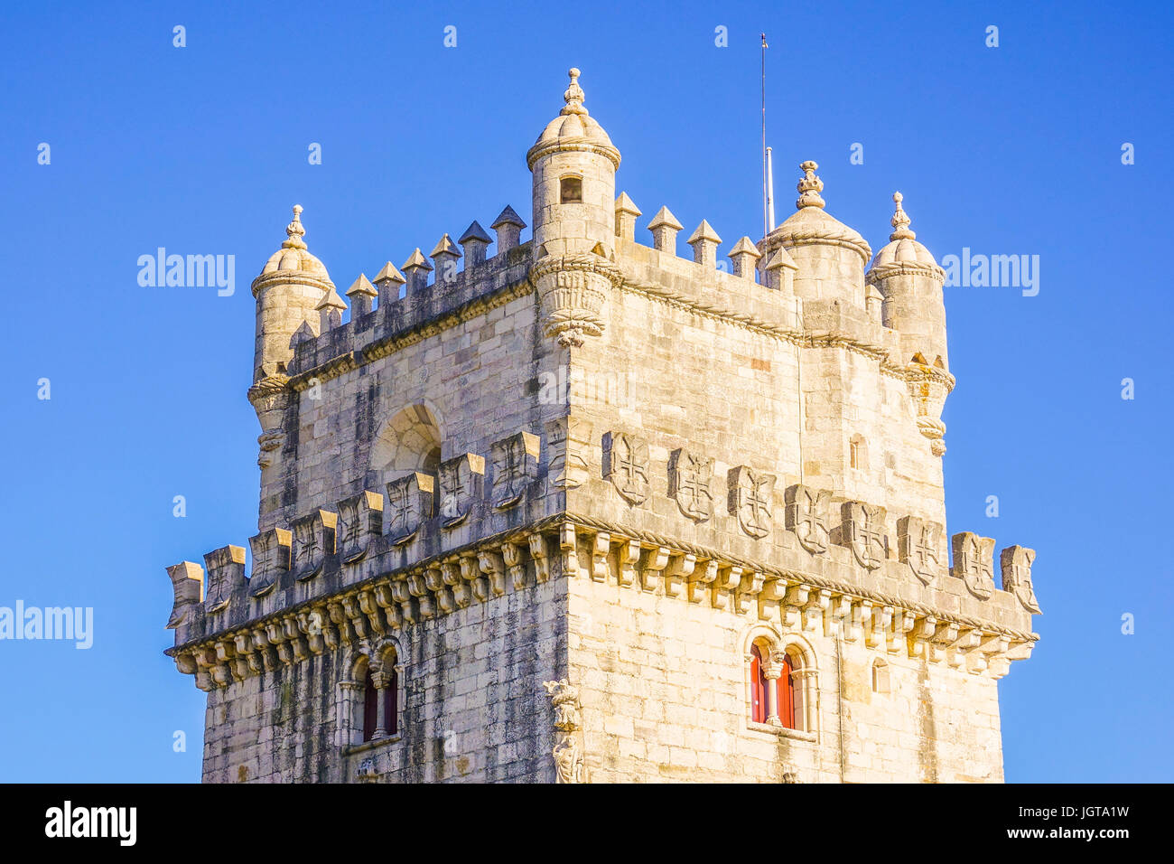 Famous Belem Tower in the city of Lisbon Stock Photo - Alamy
