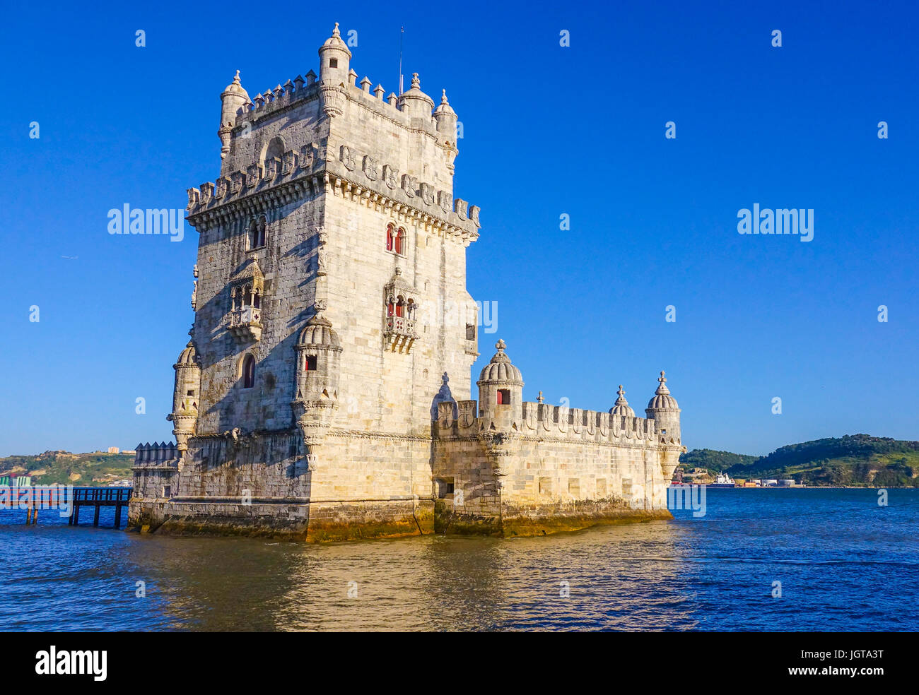 Famous Belem Tower in the city of Lisbon Stock Photo - Alamy
