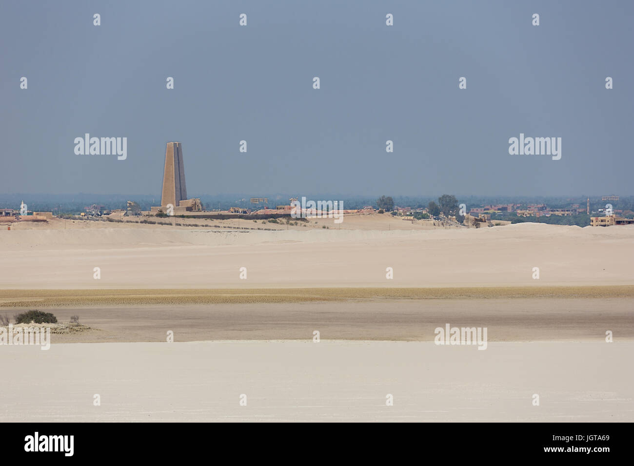 Ismailia and its surroundings seen from the Suez Canal Stock Photo - Alamy