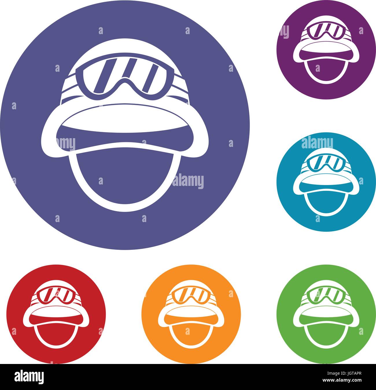 Military metal helmet icons set Stock Vector Image & Art - Alamy
