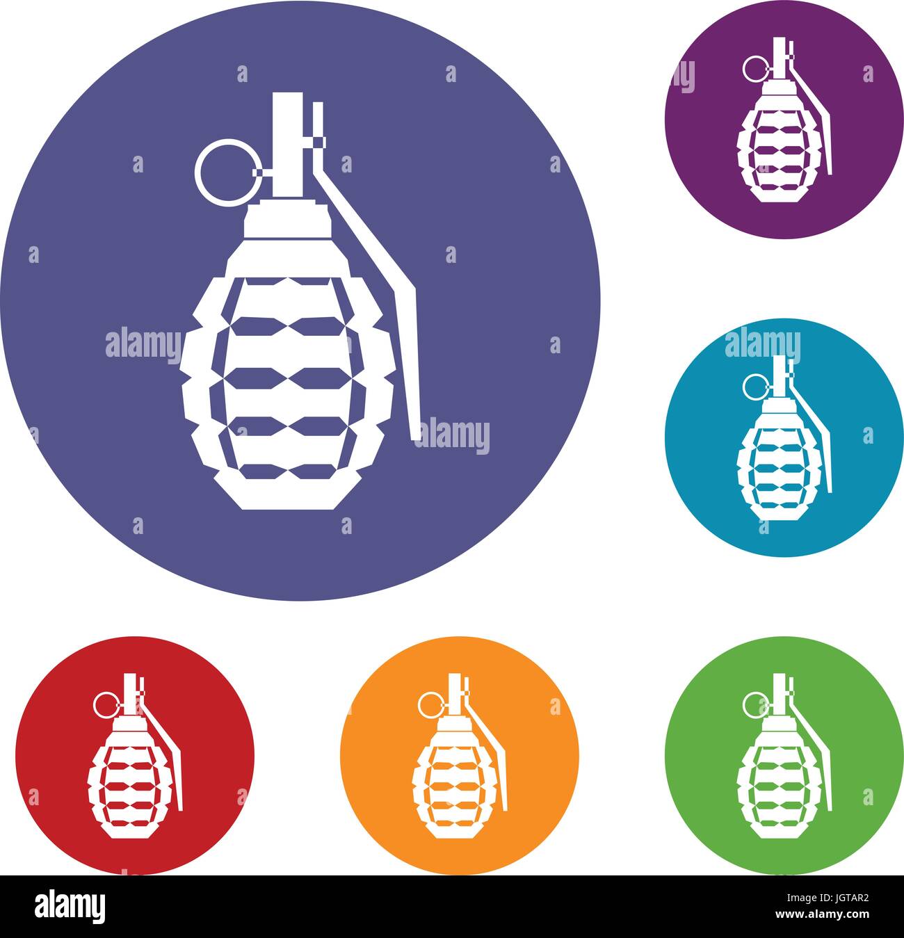Small grenade Stock Vector Images - Alamy