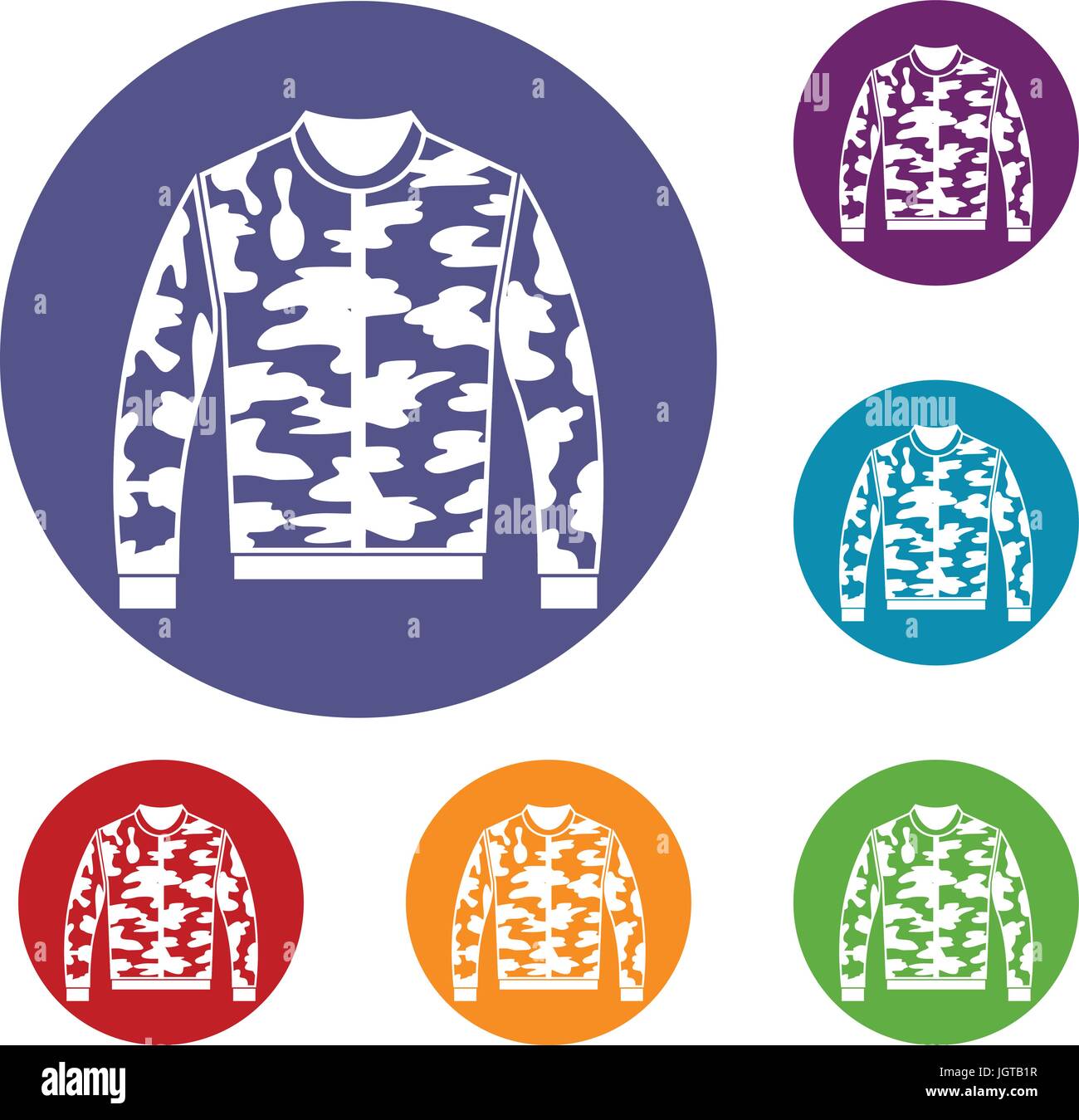 Blue military jacket Stock Vector Images - Alamy