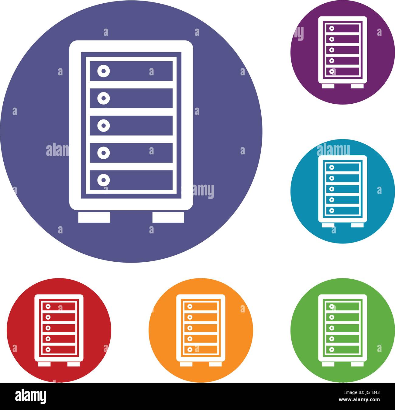 Security safe icons set Stock Vector Image & Art - Alamy