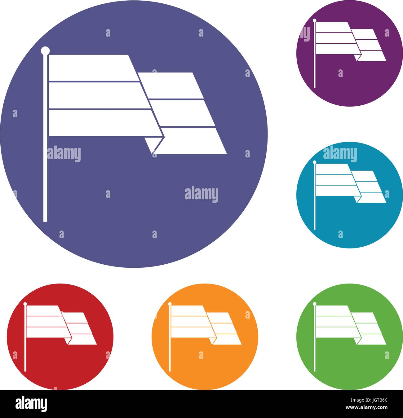 Flag icons set Stock Vector Image & Art - Alamy