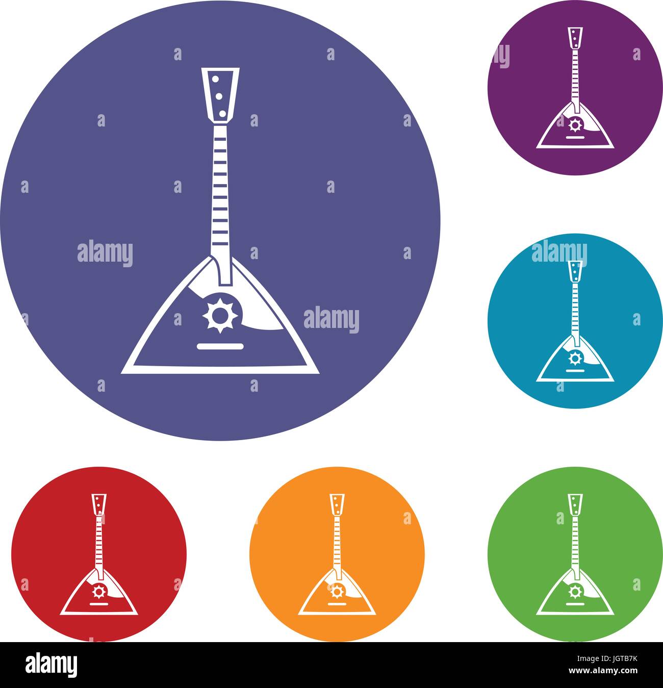 Balalaika icons set Stock Vector Image & Art - Alamy