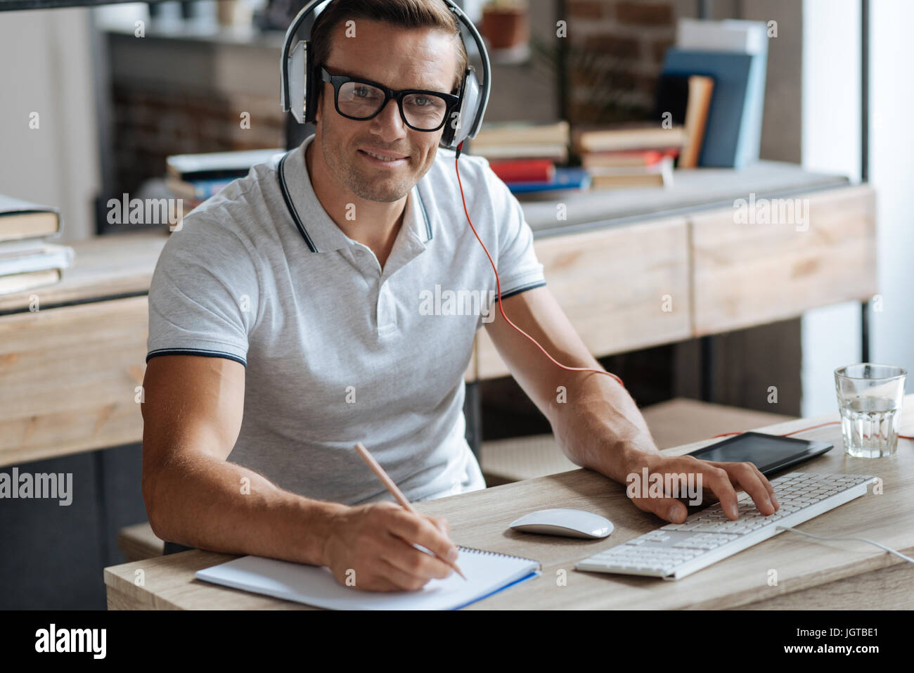 Picture of a professional at his workplace Stock Photo - Alamy