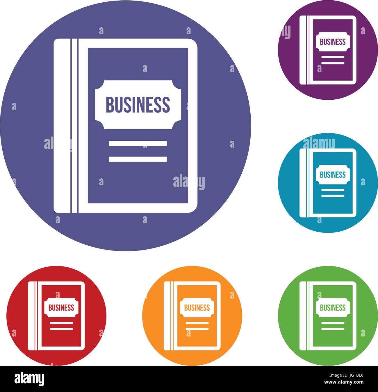 Business book icons set Stock Vector Image & Art - Alamy