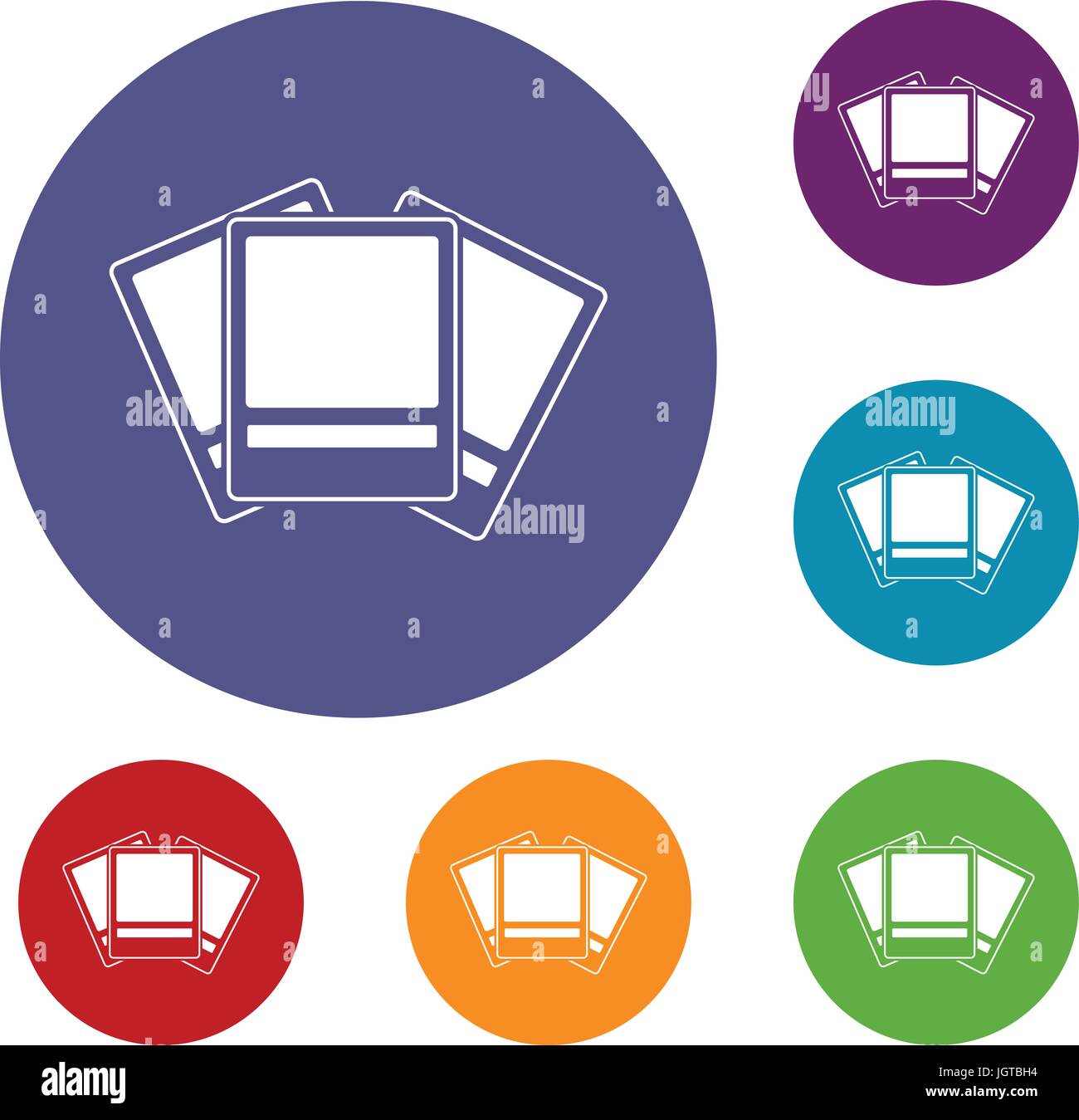 Photos icons set Stock Vector Image & Art - Alamy