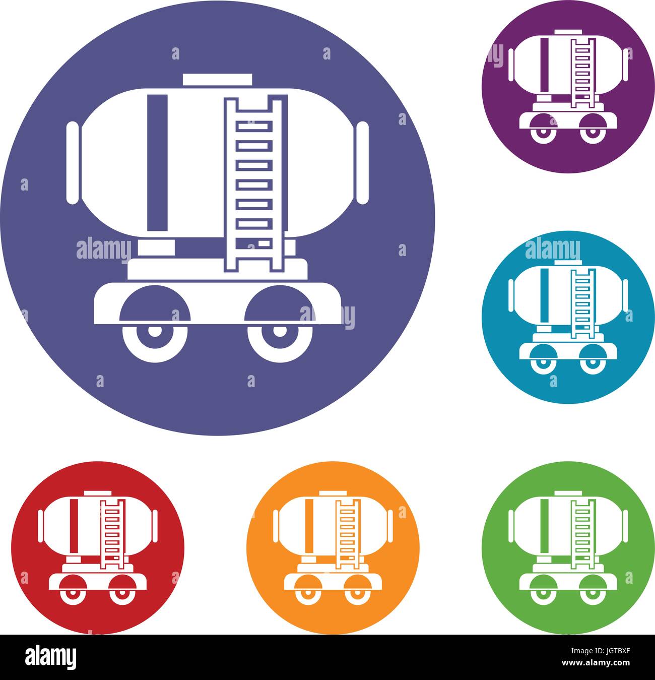 Red blue oil refinery storage tank Stock Vector Images - Alamy