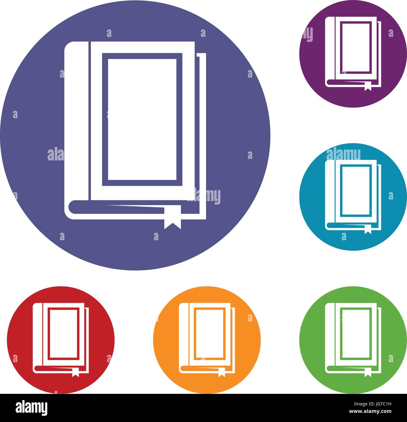 Book icons set Stock Vector Image & Art - Alamy