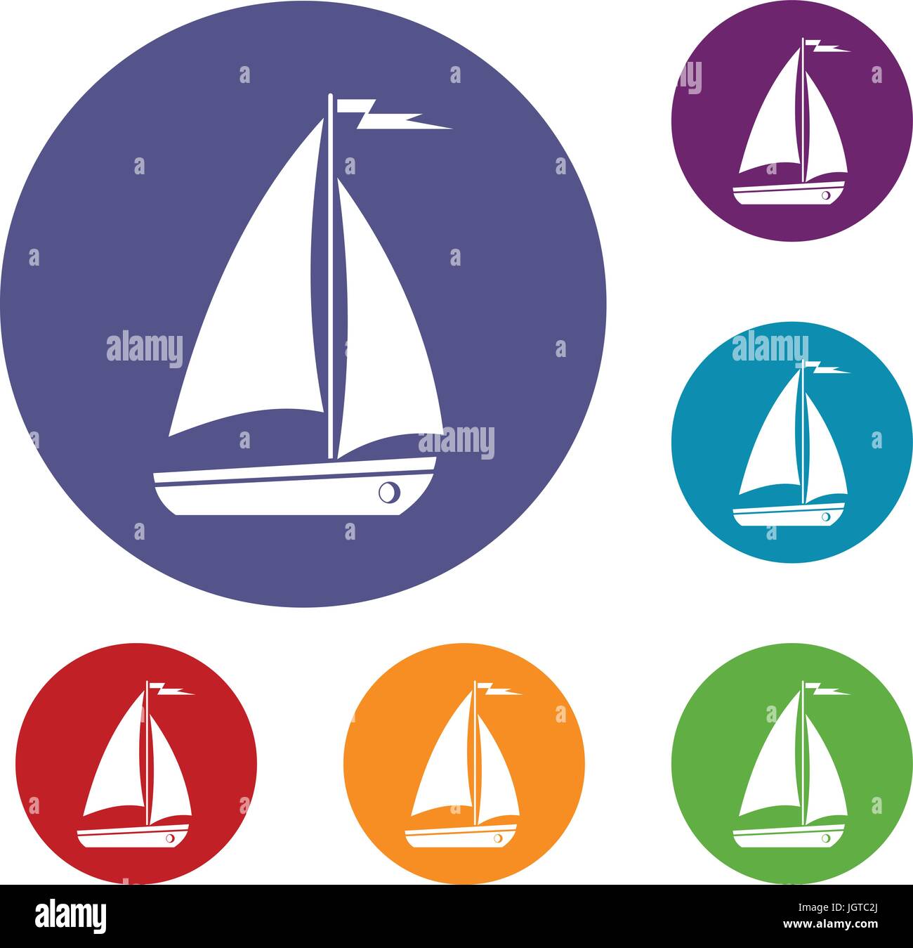 Boat icons set Stock Vector Image & Art - Alamy