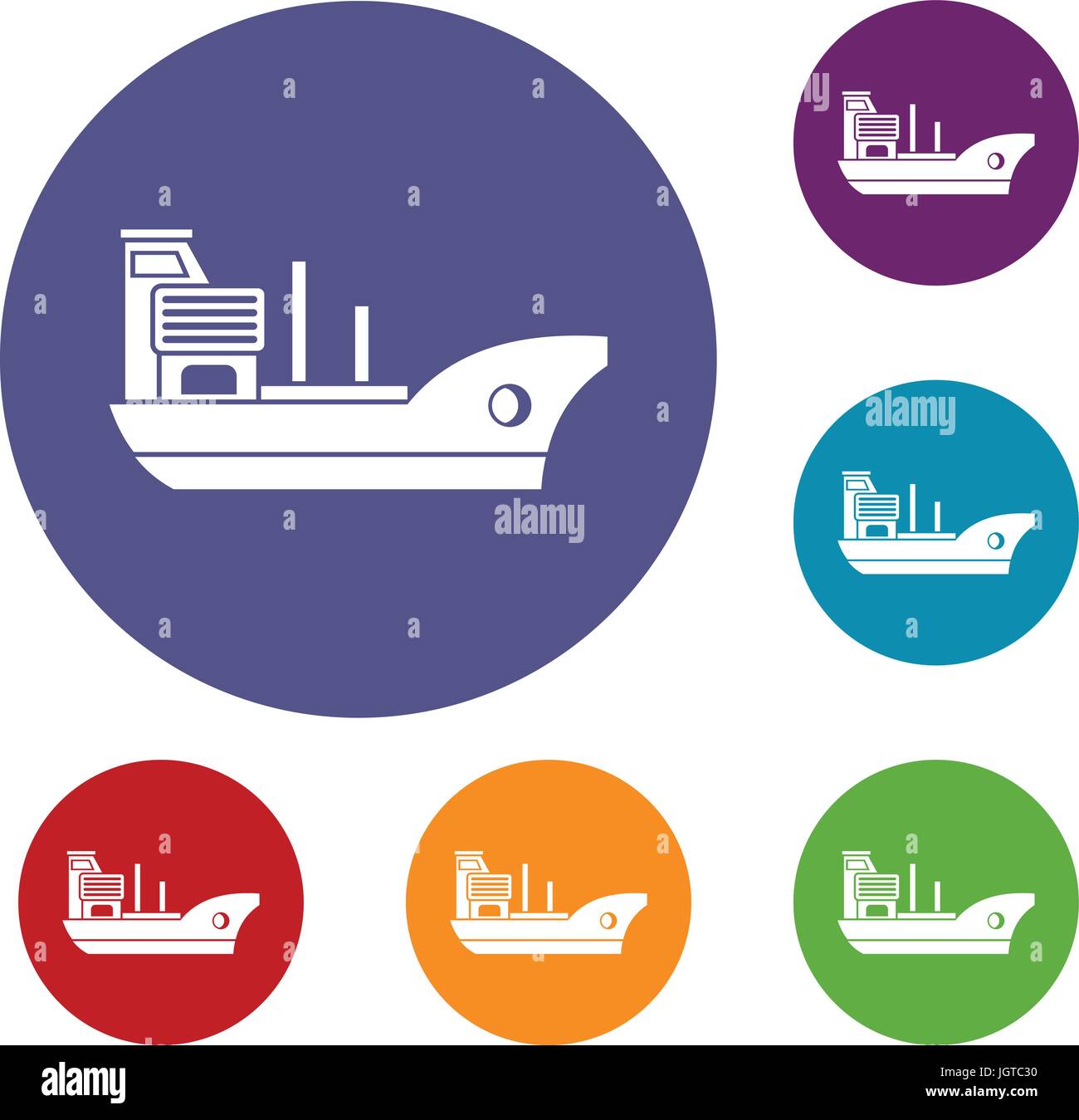 Marine ship icons set Stock Vector Image & Art - Alamy