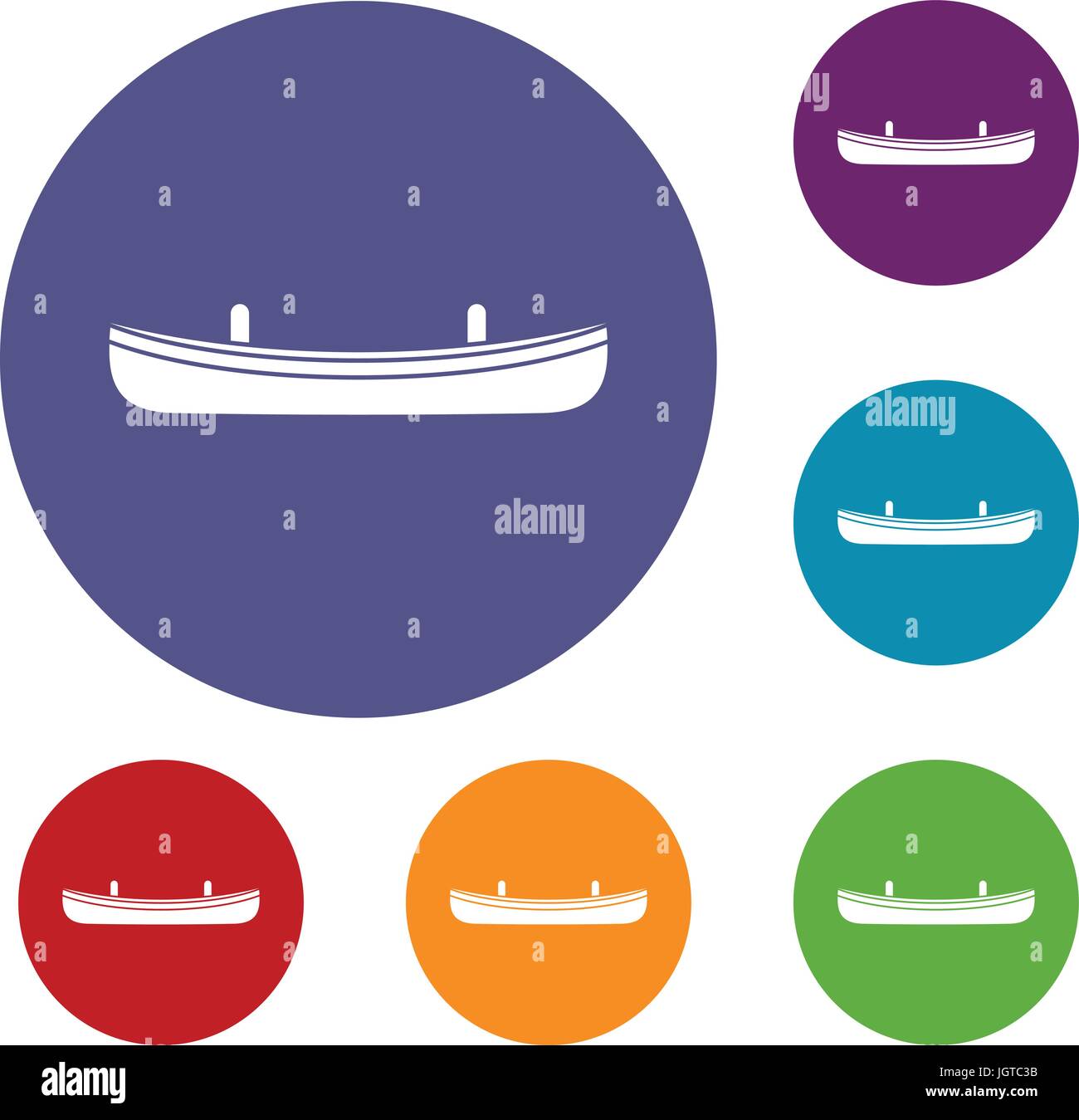Small boat icons set Stock Vector Image & Art - Alamy