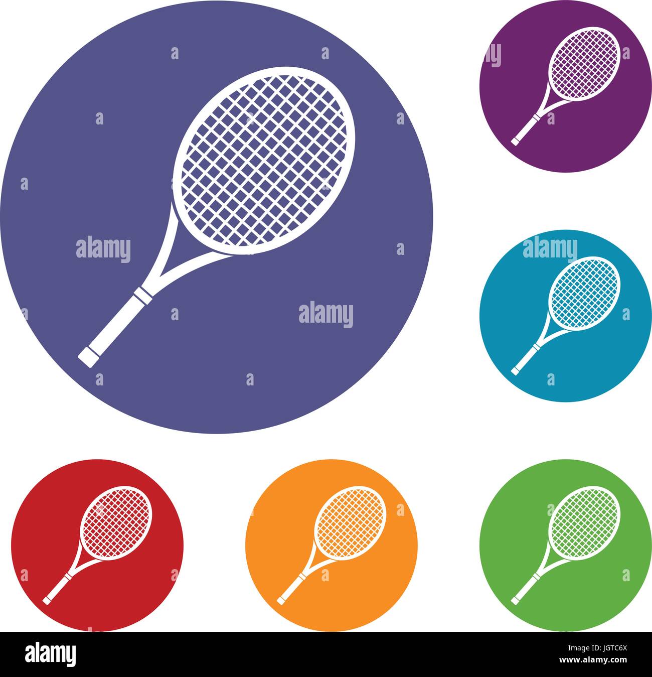 Tennis racket icons set Stock Vector Image & Art - Alamy