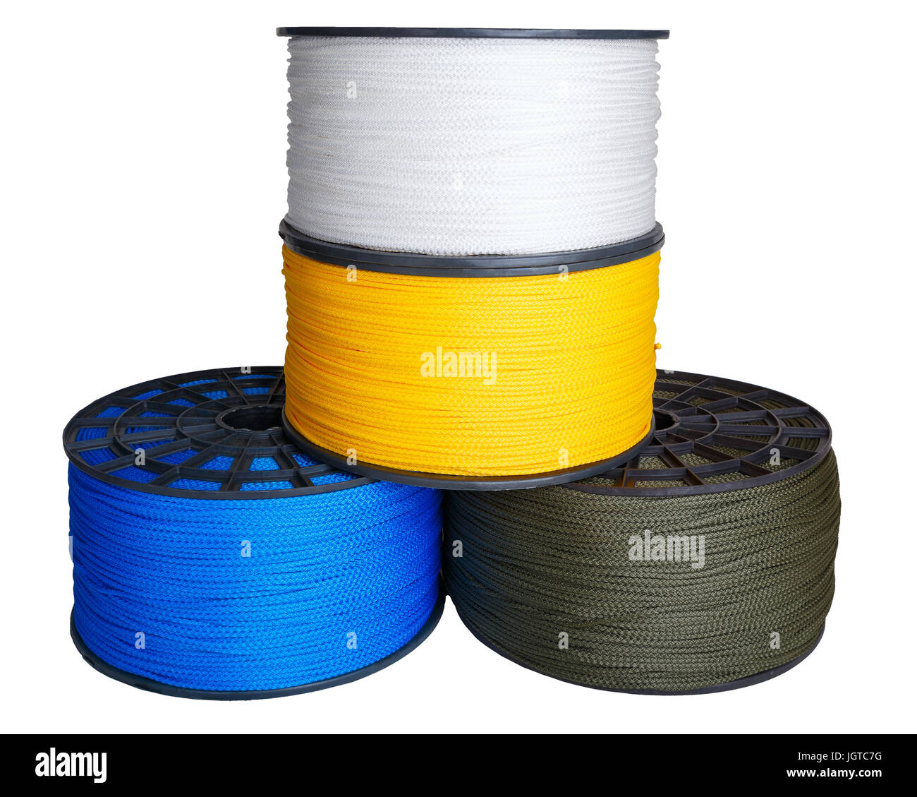 Rope coil green hi-res stock photography and images - Alamy