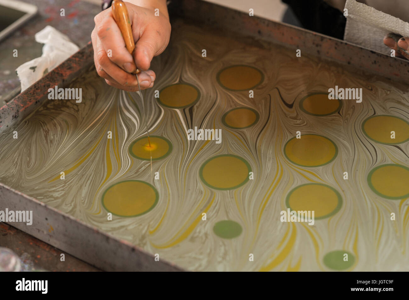 Ebru tulip hi-res stock photography and images - Alamy