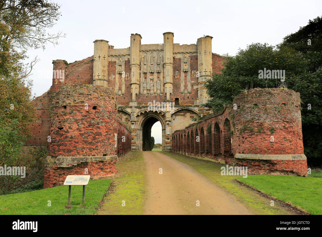 Thornton Abbey ruins & gatehouse, a ruined Augustinian Priory, Thornton ...