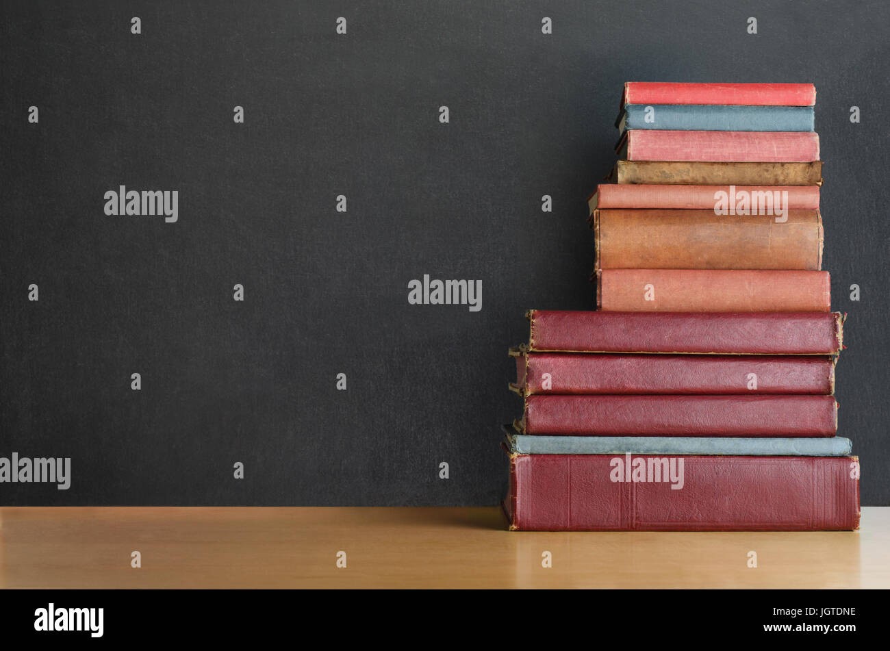 Pile of stacked books hi-res stock photography and images - Alamy