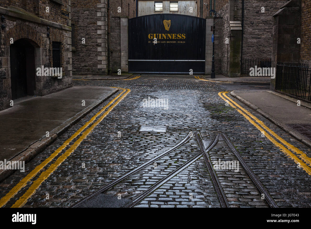The iconic landmark, Saint James's Gate in Dublin, Ireland Stock Photo ...