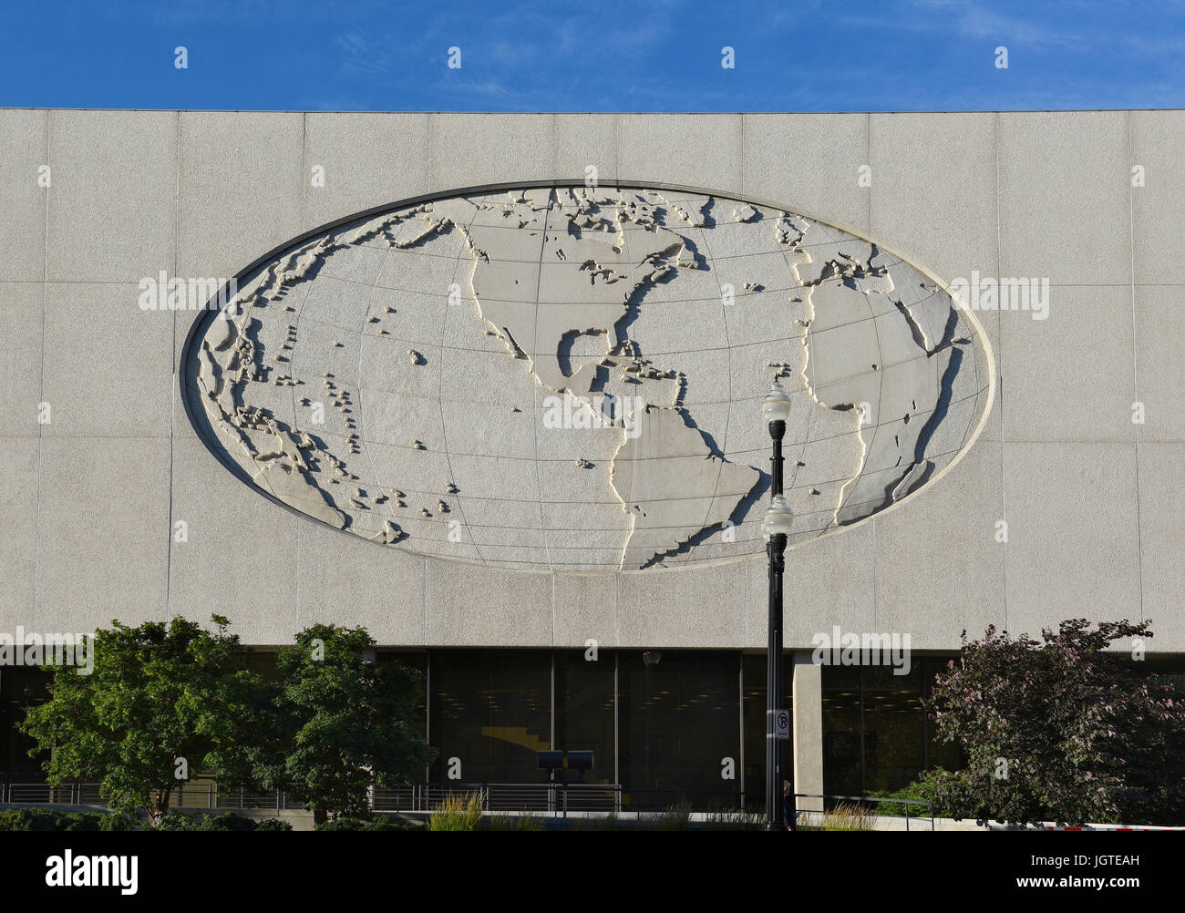 SALT LAKE CITY, UTAH - JUNE 29, 2017: LDS Office Building detail ...
