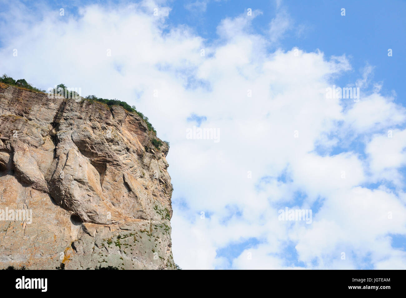 rock formations at the DaLong waterfall scenic area within Yandangshan ...