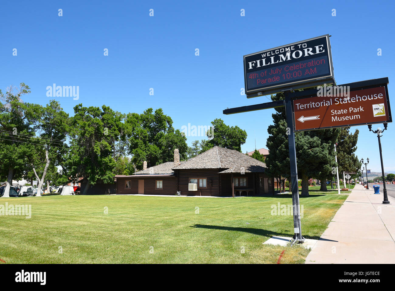 FILLMORE, UTAH - JUNE 29, 2017: Territorial Statehouse State Park ...