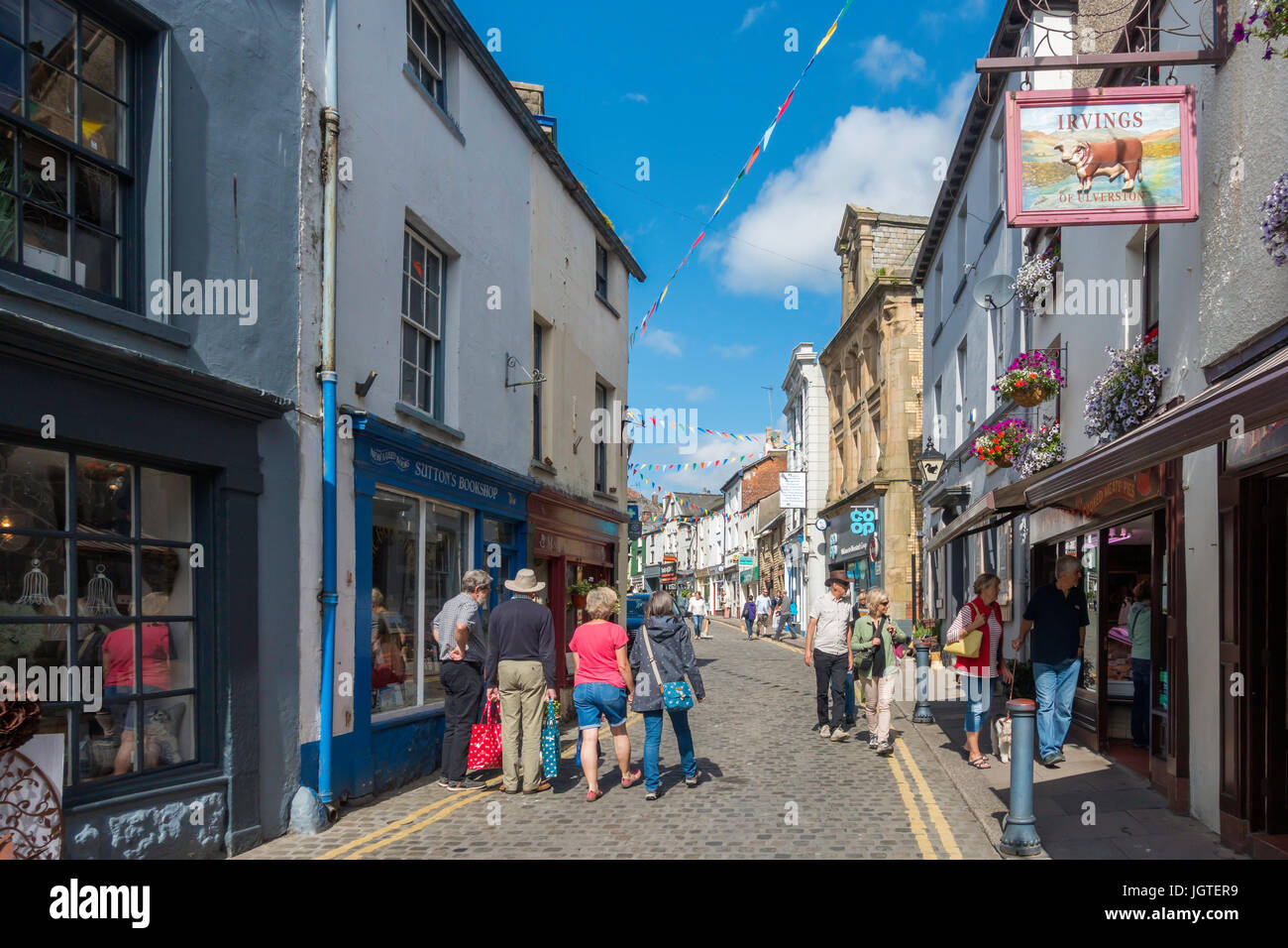 Ulverston cumbria market town hi-res stock photography and images - Alamy