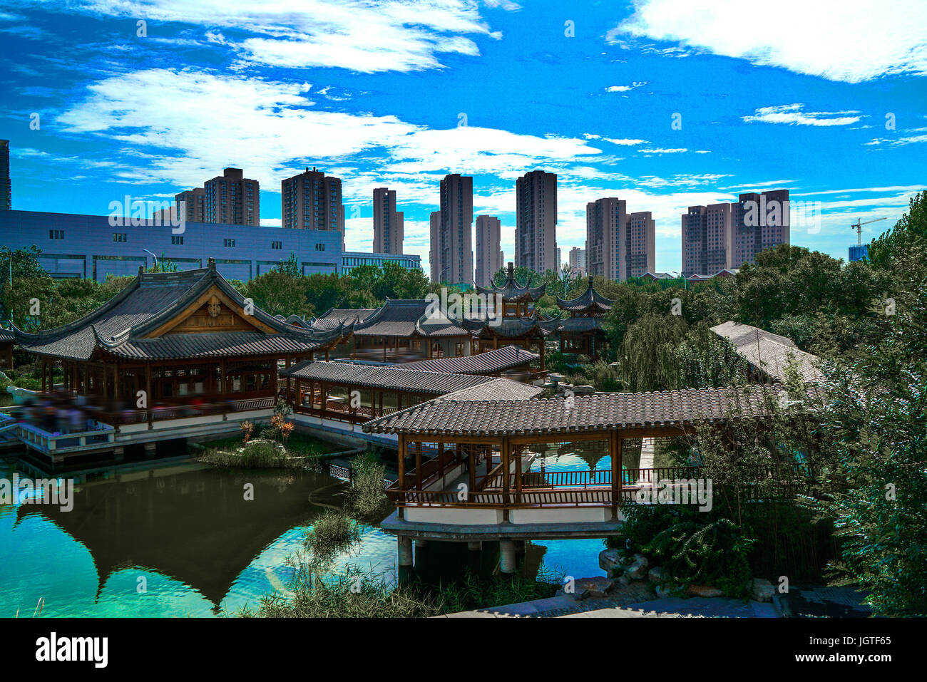 Old architecture in tianjin, china hi-res stock photography and images ...